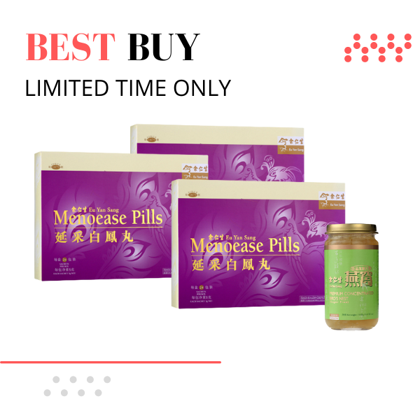 Menoease Pills & Premium Concentrated Bird's Nest - Sugar Free Value ...